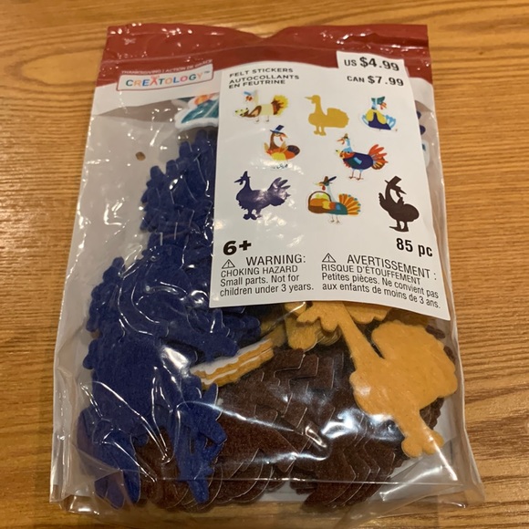 Michaels | Office | Nwt Creatology Turkeys Felt Stickers 85pcs | Poshmark